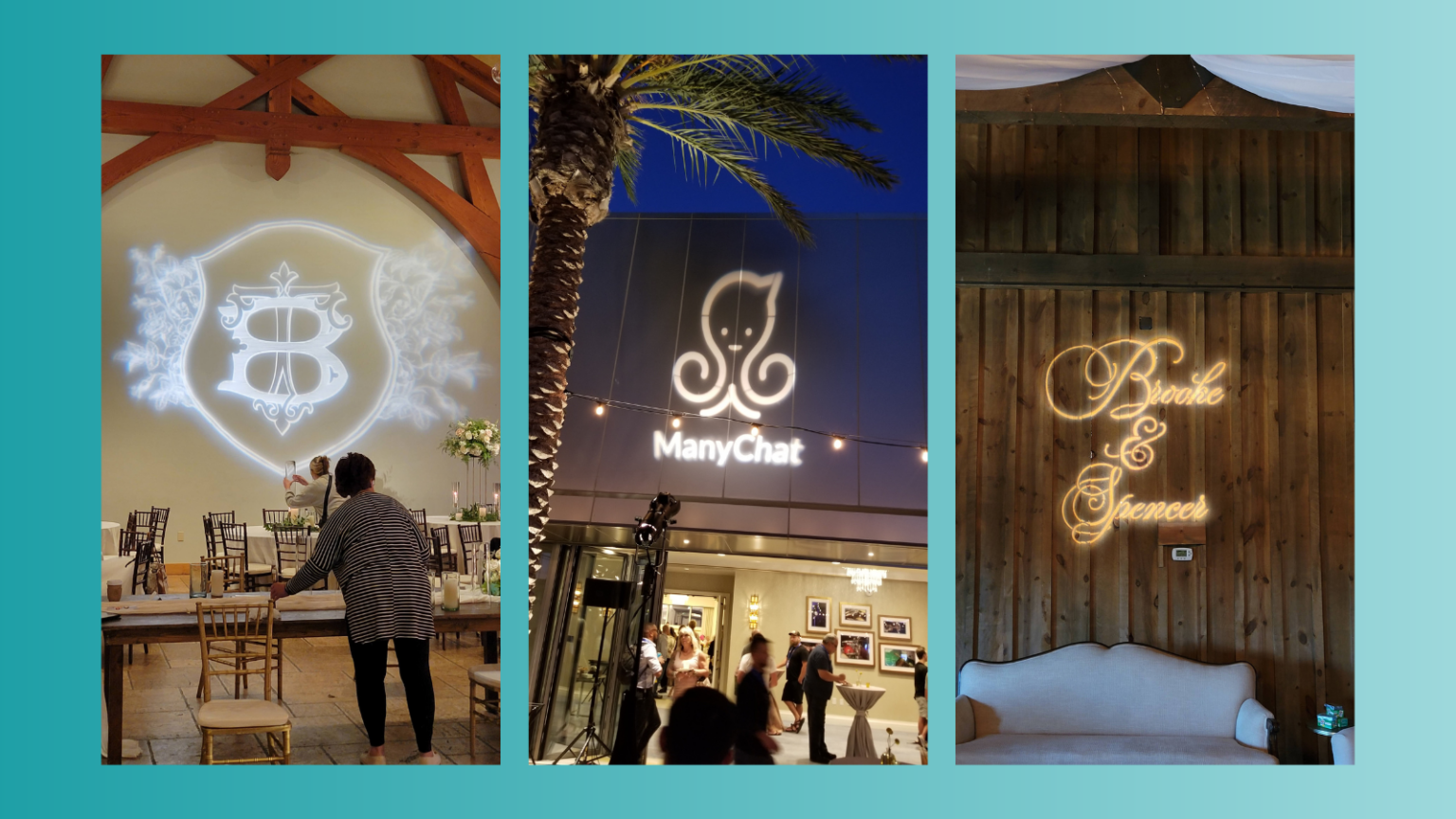 Everything You Need to Know About Gobos - Altared Weddings & Events